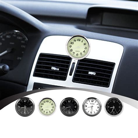 KKCXFJX Clearnece Clocks4inch Dashboard Fluorescent Clock Mini Car Sticked To Watch Car Truck