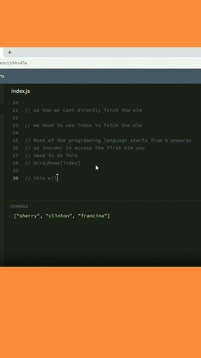 What Are Javascript Array Detailed Explanations Array Part 1array In Jsshorts Youtube