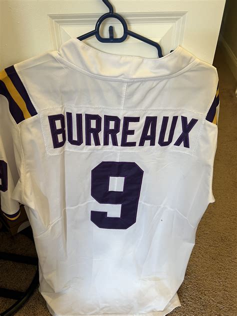 Lsu Joe Burrow “burreaux” 2020 Cfb Jersey Sidelineswap