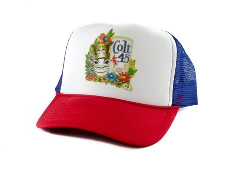 Colt 45 Stout Malt Liquor Trucker Hat Colt 45 Stout Malt Liquor Hat