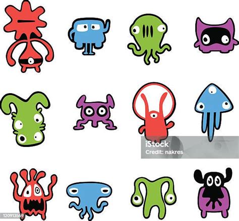 귀여운 Monsters 공포 무서움에 대한 스톡 벡터 아트 및 기타 이미지 공포 무서움 귀신 귀여운 Istock