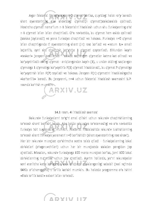 Rekursiv Funksiyalar Informatika Va AT Referatlar