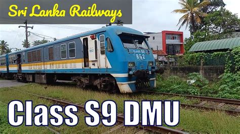 Slr Class S9 Dmu In Sri Lanka Railways Youtube
