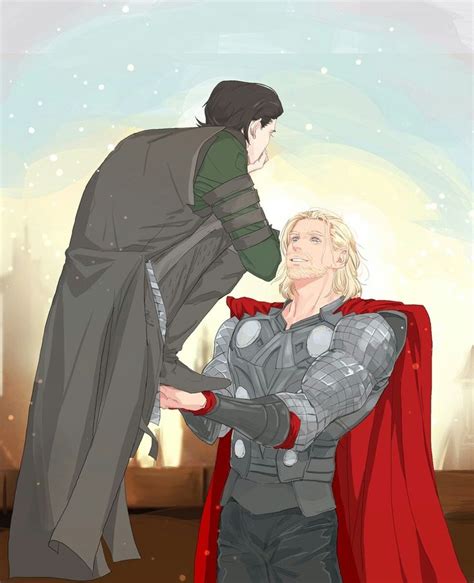 Thor And Loki By Ybadrive Loki Thor Thor X Loki