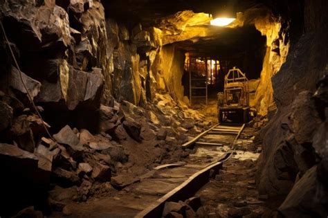 Premium Photo Historic Stone Gold Mine Index Generate Ai