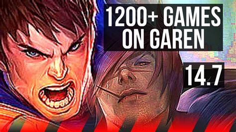 GAREN Vs SETT TOP 5 0 1 1200 Games EUW Master 14 7 YouTube