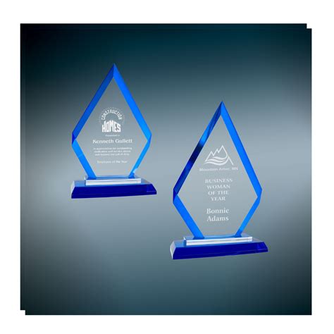 Blue Diamond Regal Glass Awardmasterlafayette