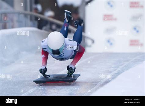 Freya Tarbit Großbritannien Am Start Aut Ibsf Bmw Skeleton Weltcup Innsbruck Rennen Damen