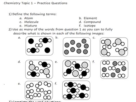 Topic 1 Practice Questions Teaching Resources