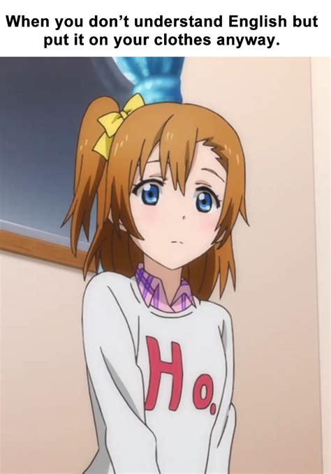 Honoka Wondered Why People Kept Staring At Her R Otonokizaka