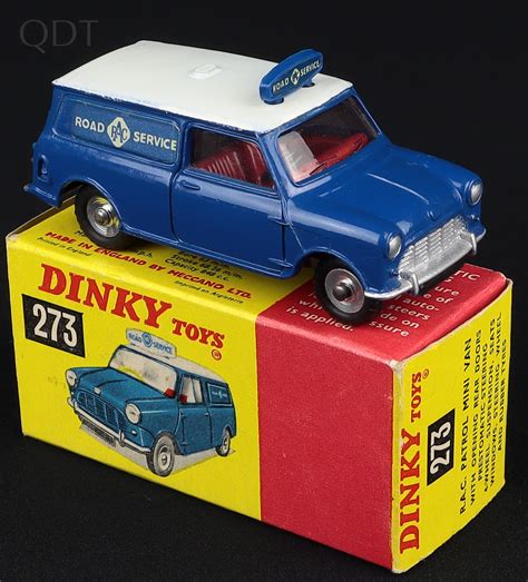 Dinky Toys 273 Mini Minor Van Rac Qdt