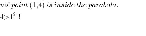 Find All Points A B Of R 2 Such That Through A B Pass Two Tangent Lines