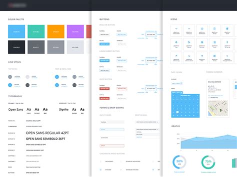 Dribbble Ui Style Guide2png By Anke Mackenthun
