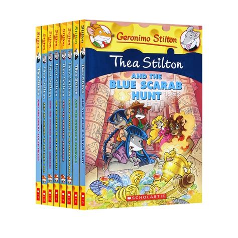 Geronimo Stilton Thea Stilton 10 Books Collection Sets For Age 7 12