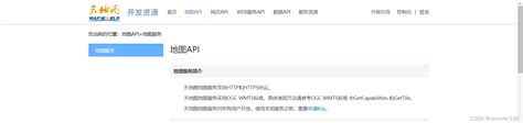 天地图服务与开发 天地图给的服务地址 csdn博客