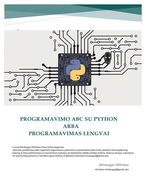 Lietuviška E Knyga Apie Programavimo Abc Su Python