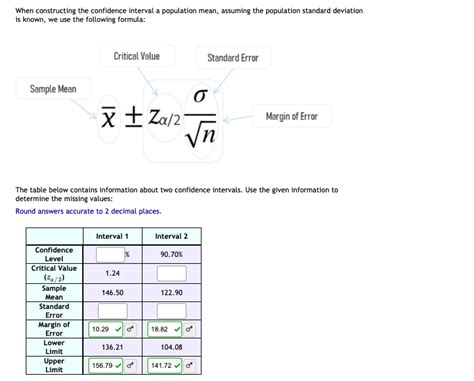 Solved When Constructing The Confidence Interval A