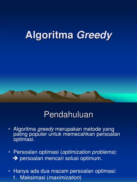 Algoritma Greedy Ppt