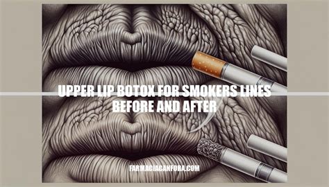 Upper Lip Botox For Smokers Lines Before And After Results