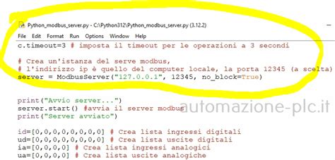 Modbus Server Con Python E Visualizzazione Su Hmi Weintek