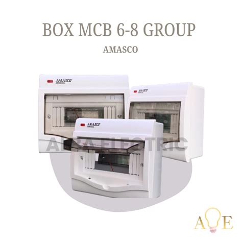 Jual Box Mcb 8 Group Amasco Box Mcb 6 Grup Pelindung Mcb 8 Unit