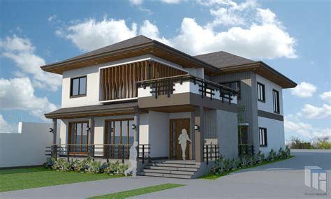 2 Storey Residence Classic Modern On Behance
