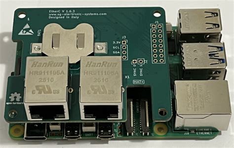 Ethercat® Shield For Raspberry Pi Etherc V163 Sg Electronic Systems