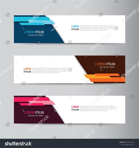 Vector Abstract Banner Design Modern Web Stock Vector Royalty Free 1018570756 Shutterstock