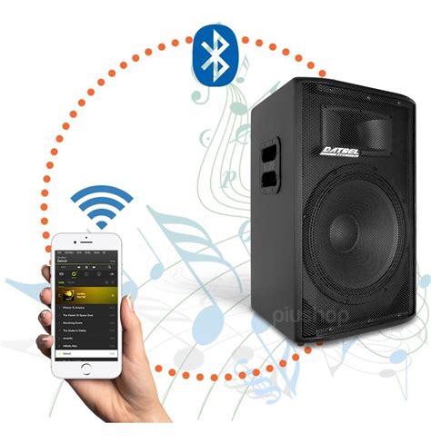 Kit Caixa De Som Ativa E Passiva Falante W Rms Titanium Bluetooth Usb Datrel