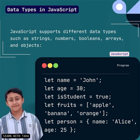 Taha Yaseen On Linkedin Datatypes Javascript