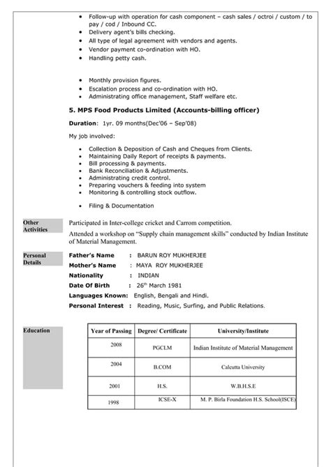 Detailed Updated Vivek Resume Hyd Pdf