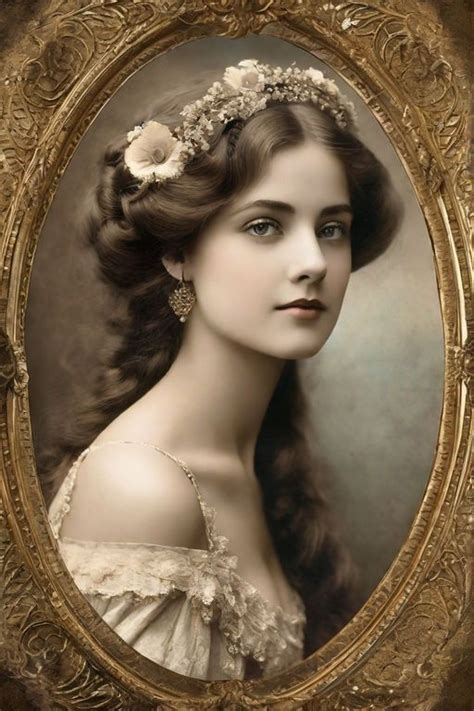 Pin By Elaine May On Vintage Ladies Vintage Portraits Vintage