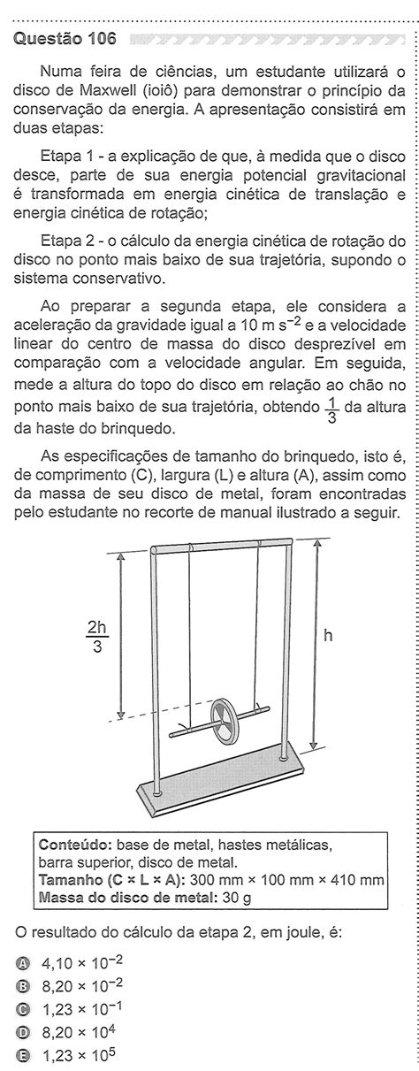 Enem veja imagens da prova do º dia Enem G
