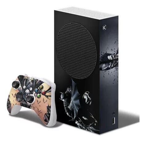 Adesivo Skin Xbox Series S E Dois Controles Batman B Parcelamento Sem Juros