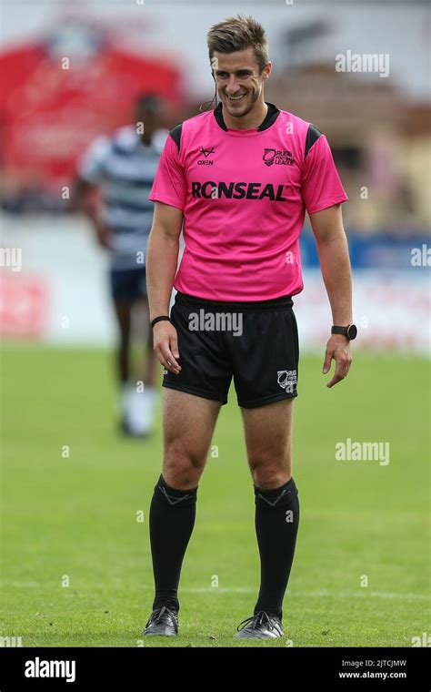 Referee Chris Kendall Sees The Funny Side Of A Conversation With Hull