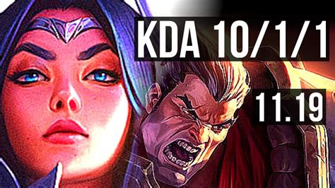 Irelia Vs Darius Top 10 1 1 6 Solo Kills Godlike 300 Games Br