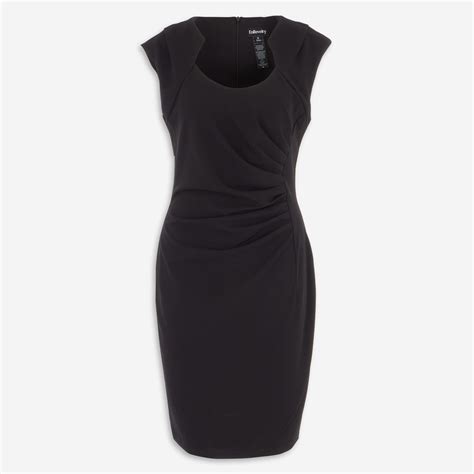Black Ruched Mini Dress Tk Maxx Uk