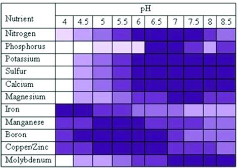 Availability Of Plant Nutrients Depending On Soil Reaction Anonymous Download Scientific Diagram