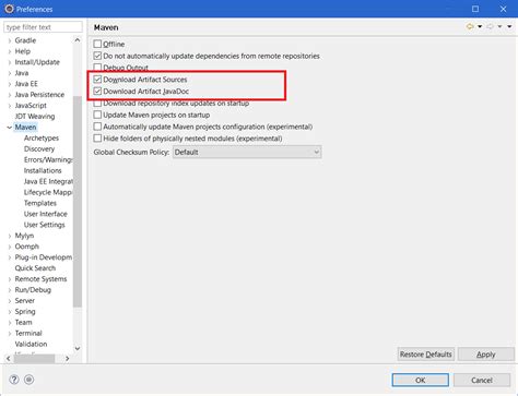 Java Eclipsemaven Cant Download Source Code Of Jar Package Stack Overflow
