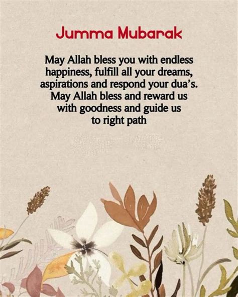 60 Beautiful Jumma Mubarak Dua Quotes And Wishes Images