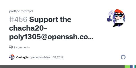 Support The Chacha Poly Openssh Ssh Cipher Issue Proftpd Proftpd Github
