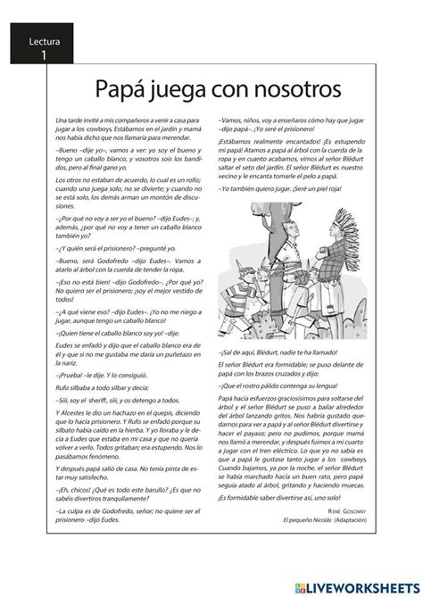709187 Comprensión Lectora Papá Juega Con Nosotros