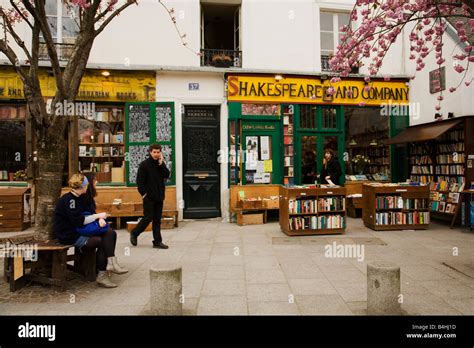 Shakespeare And Company Bookshop Left Bank Rive Gauche Paris France