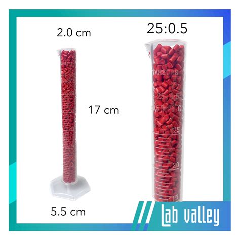 กระบอกตวงพลาสติก เนื้อขาวขุ่น Cylinder Plastic Pp แล็ป วัลเล่ย์