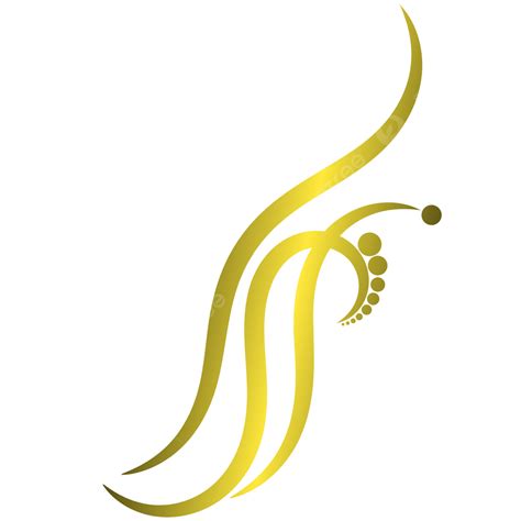 Golden Curly Vector Design Vector Design Golden Png And Vector With