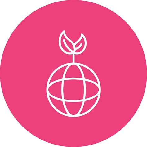 Premium Vector Green Planet Icon Vector Image Can Be Used For Dubai