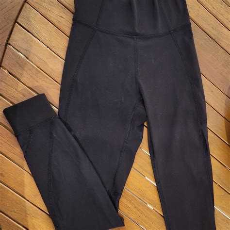 Womens Lululemon Black Align Leggings Size 4s Depop