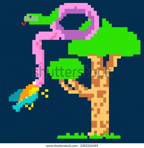 Pixel Art Vector Style Image Python On Ai Generated Image 2305226349 Shutterstock