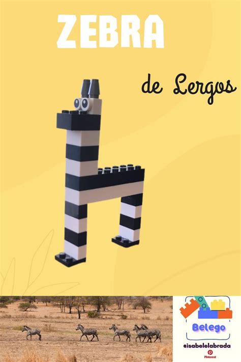 Zebra De Legos Ideias Legais