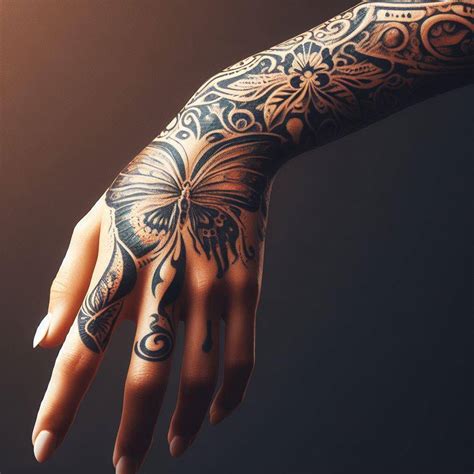 Butterfly Tattoo On Hand Butterfly Hand Tattoo A Timeless Expression